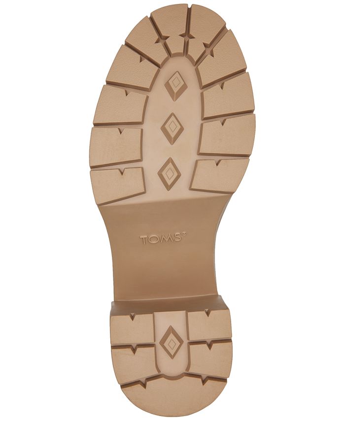 TOMS Women's Rya Lug Sole Block Heel Platform Booties - Macy's