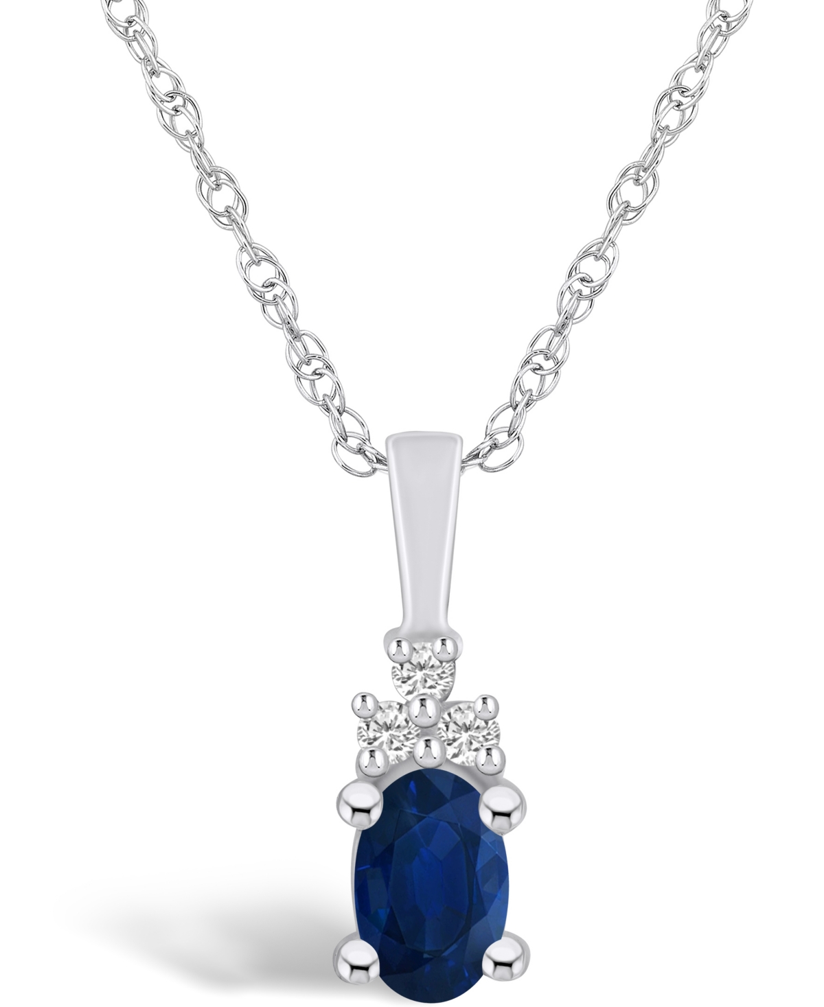 Click here for Macys Sapphire (5/8 Ct. t.w.) and Diamond Accent P... prices
