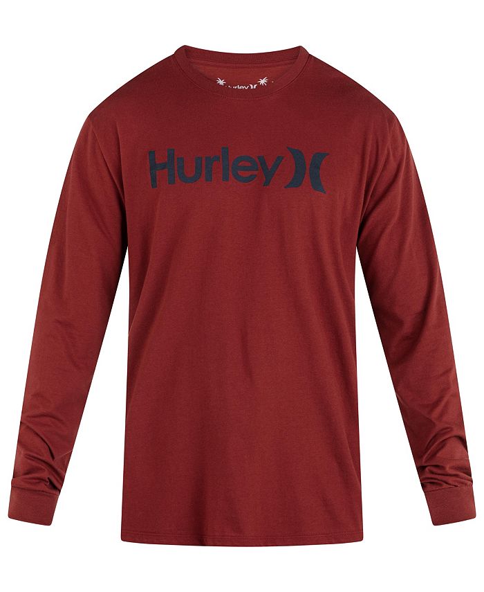 Hurley Men's Everyday One and Only Solid Long Sleeve T-shirt - Macy's