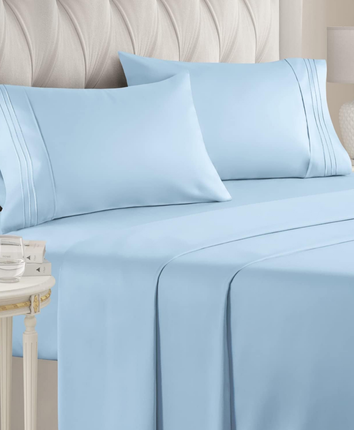 Click here for 4 Piece 100 Cotton 400 Thread Count Sheet Set - Fu... prices