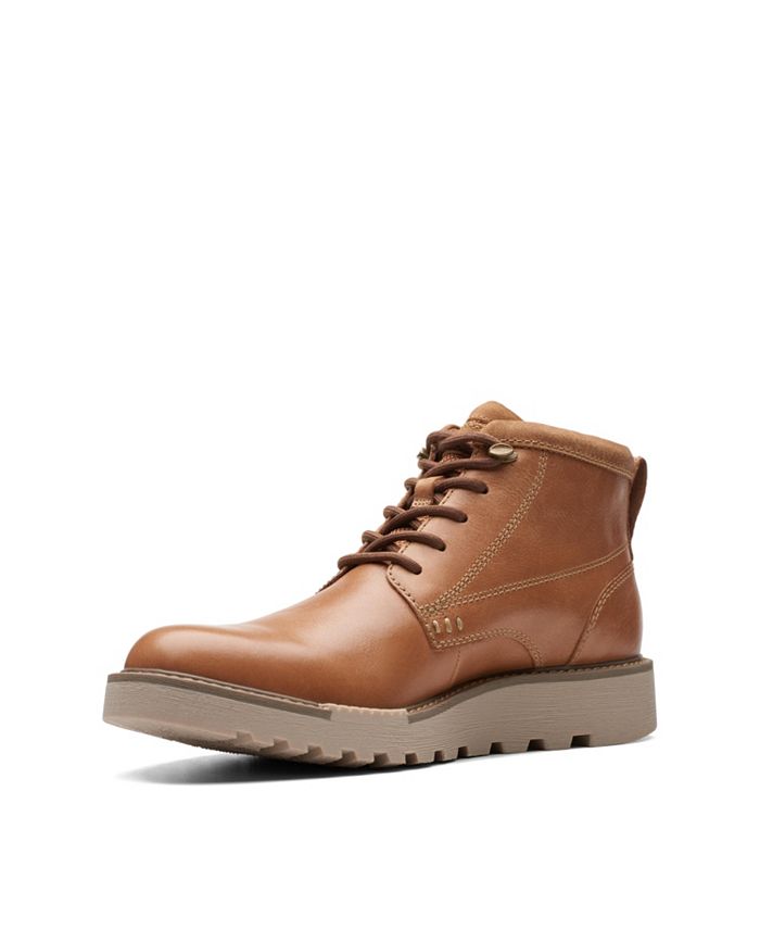 Clarks Men's Collection Barnes Lace Ankle Boots - Macy's