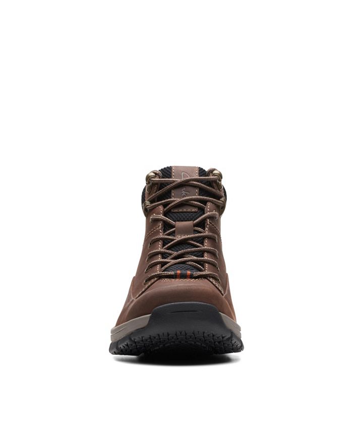 Clarks Men's Collection Walpath Mid Leather Lace Up Boots - Macy's