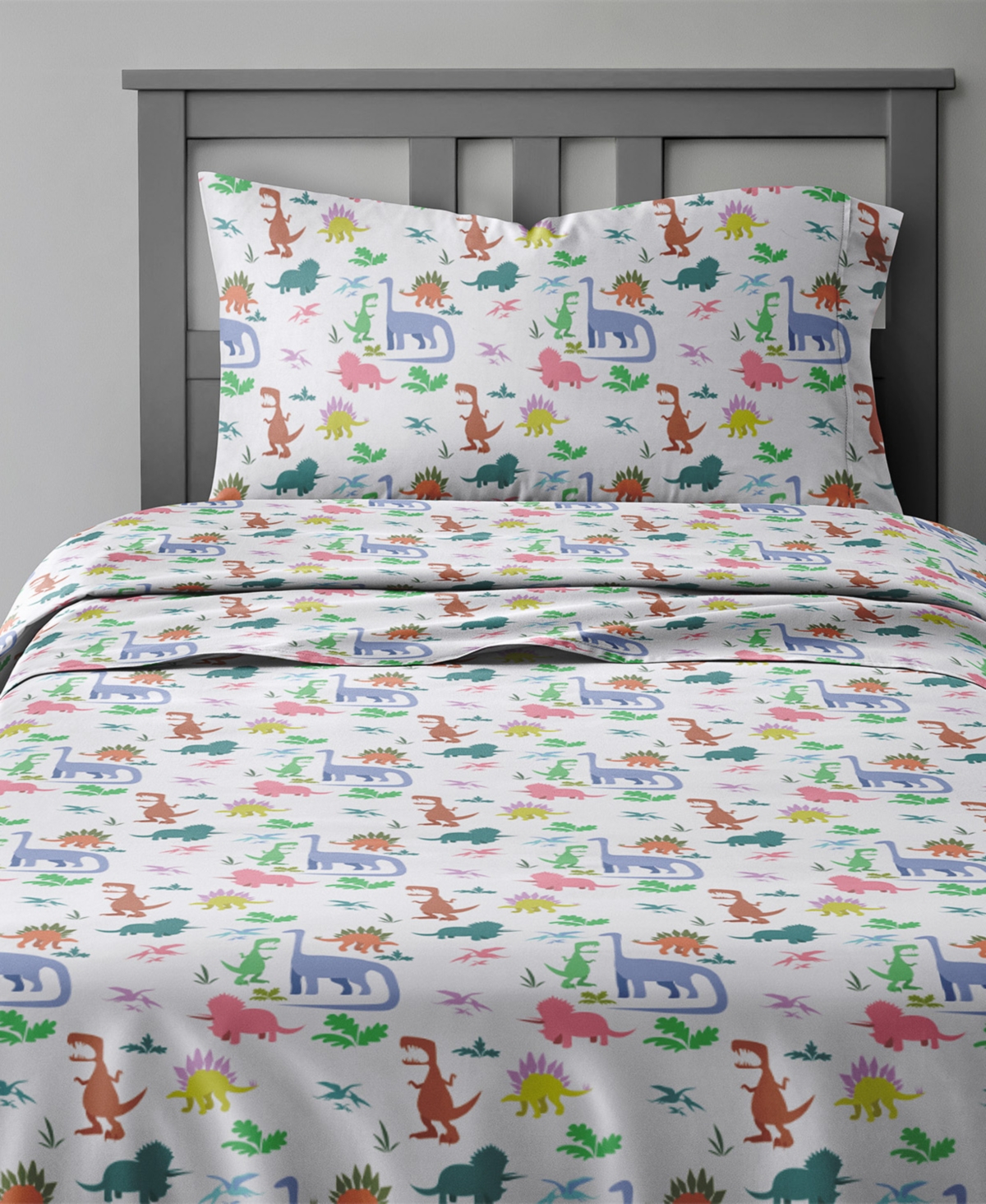 Click here for Kids 4 Piece Microfiber Sheet Set - Full - Dinosau... prices