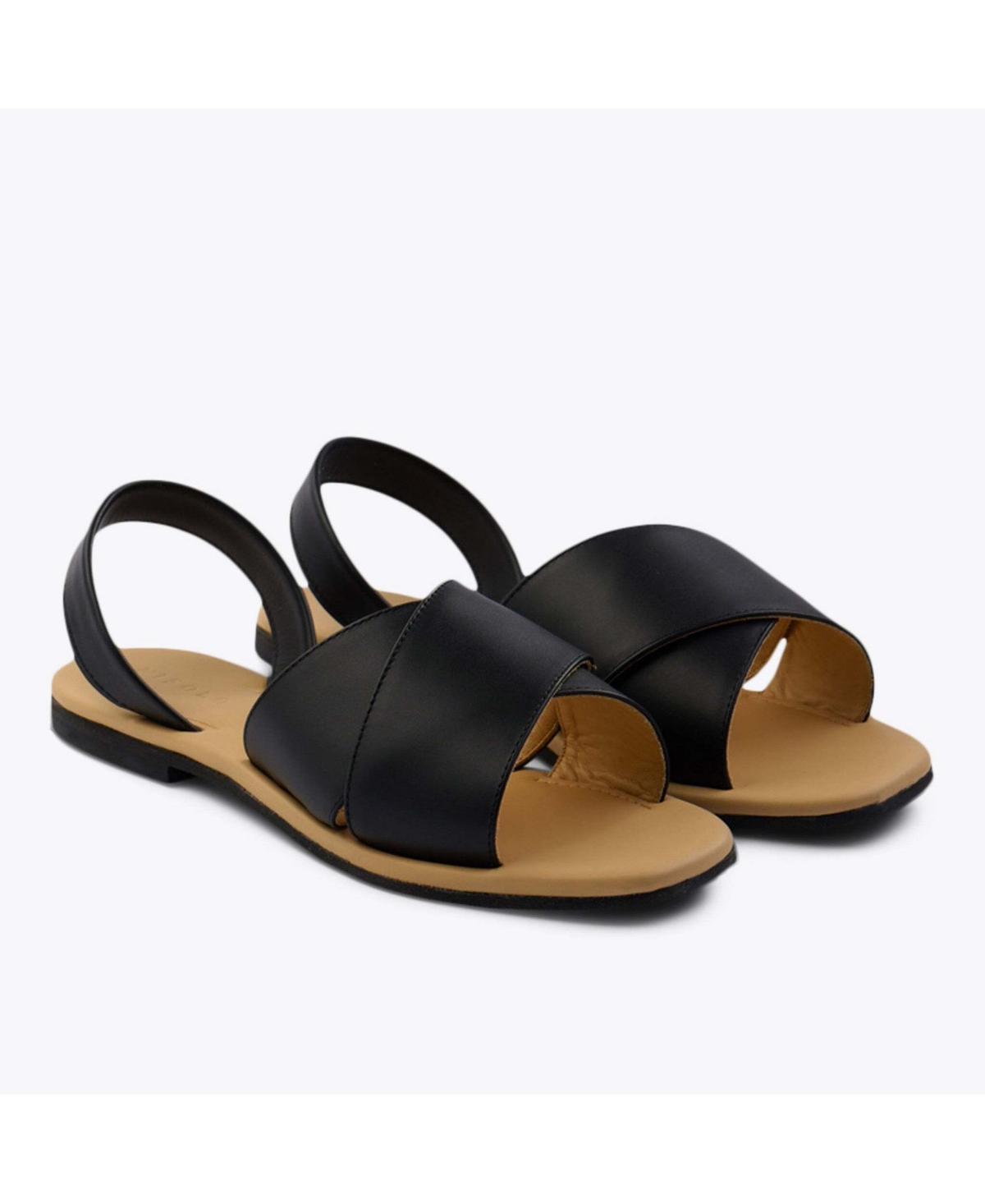 Click here for Nisolo Womens All-Day Cross Strap Sandal - Black prices