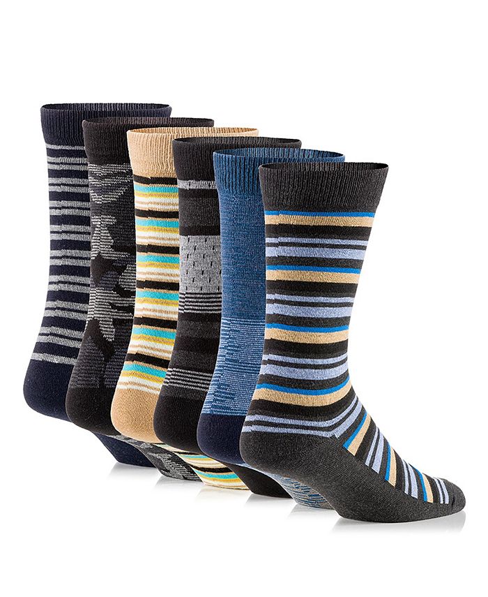 Gallery Seven Men's Suave Colorful Dress Socks 6 Pack - Macy's