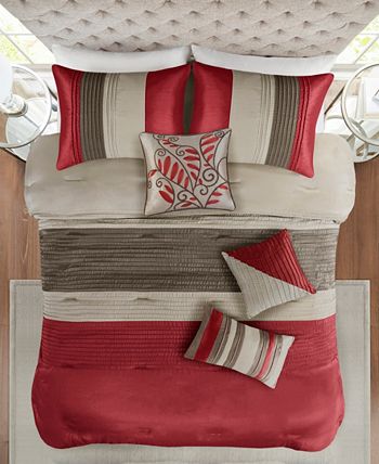 Madison Park CLOSEOUT! Amherst 7-Pc. Comforter Set, Full - Macy's