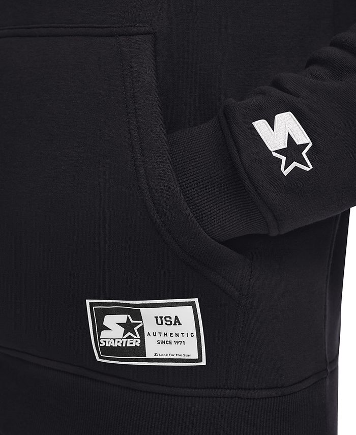 Starter Men's Classic-Fit Embroidered Logo Fleece Hoodie - Macy's