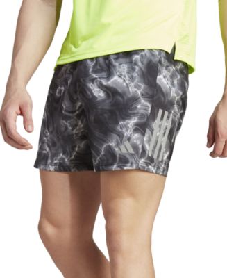 adidas Men's Own The Run Regular-Fit Printed 5" Running Shorts - Macy's