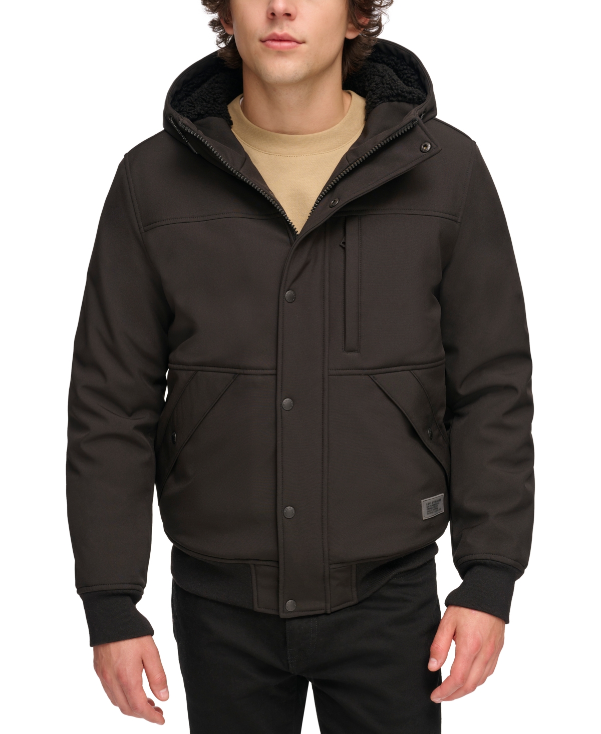 Click here for Levis Mens Soft Shell Sherpa Lined Hooded Jacket -... prices