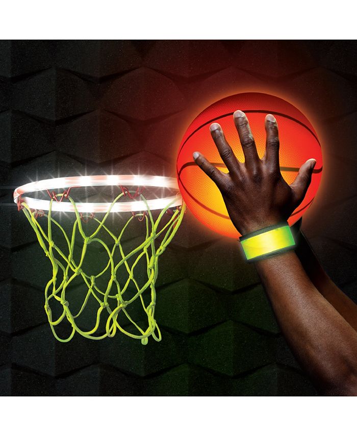 Black Series Night Glow Basketball Set - Macy's