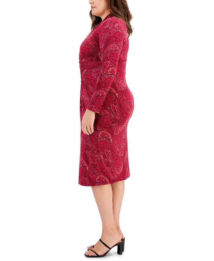 Rachel Rachel Roy Plus Size Floral Print Twist Front Dress Macys