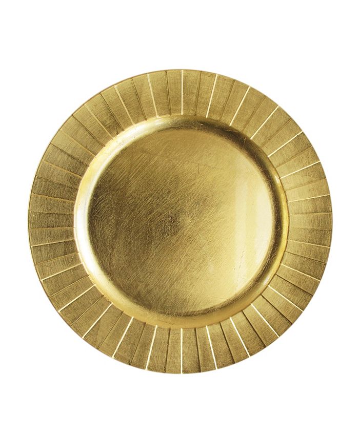 American Atelier Burst Charger Plate 12 Piece Dinnerware Set, Service ...