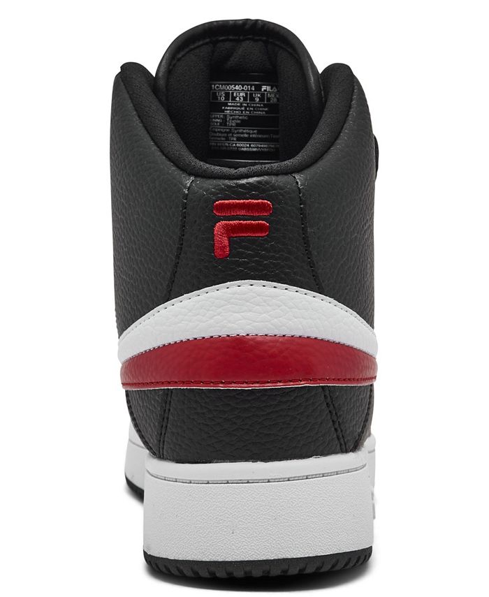 Fila Men's A-High Strap High Top Casual Sneakers from Finish Line - Macy's