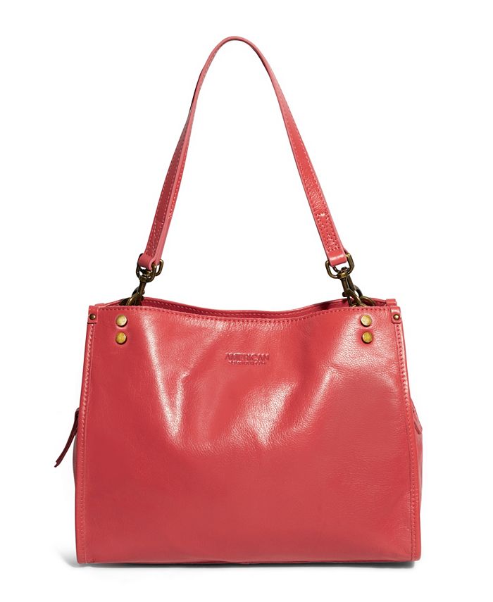 American Leather Co. Women's Lenox Triple Entry Satchel Handbag - Macy's