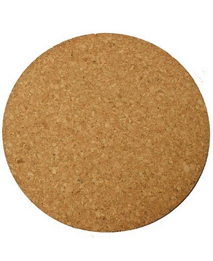 WoodStream CM4-4 4 in. Round Cork Mat - Macy's