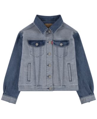 Levi's Big Girls Inside Out Oversized Trucker Jacket - Macy's