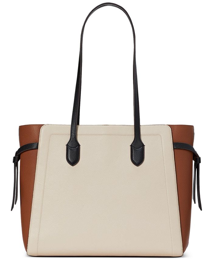 kate spade new york Knott Colorblocked Leather Large Tote - Macy's