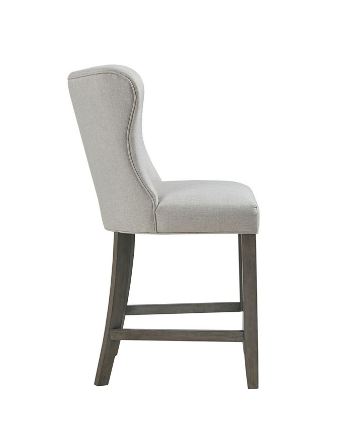 Madison Park Signature Helena 25.5" Fabric Upholstered Counter Stool ...