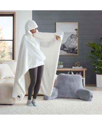 UGG® Avery Hooded Throw, 50" x 60" - Macy's