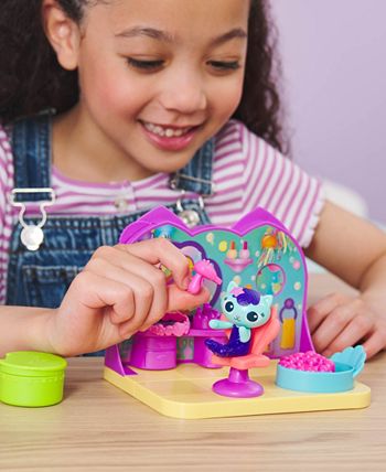 Gabby's Dollhouse Dreamworks, Mercat's Spa Room Playset, with Mercat ...