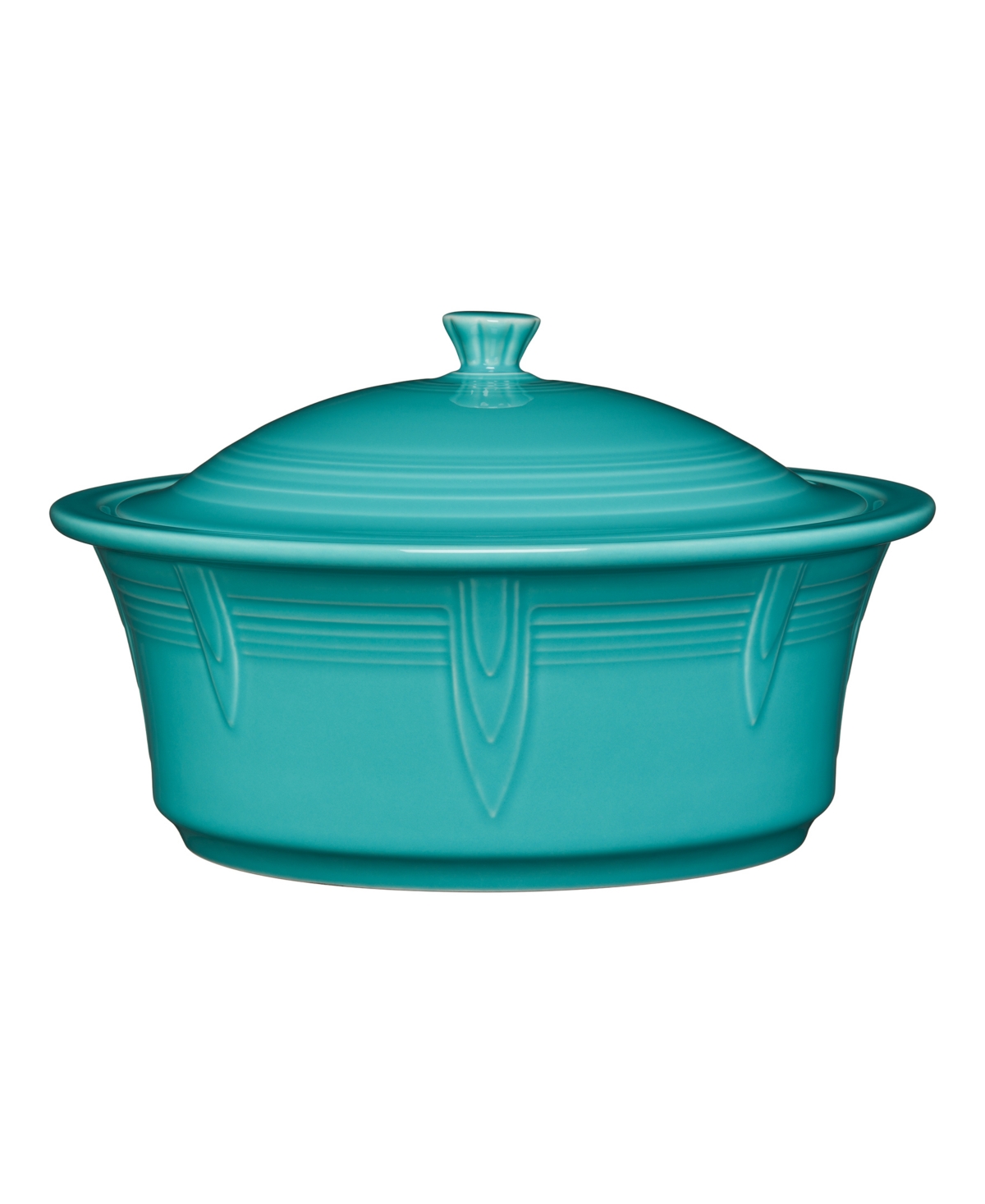 Click here for Fiesta 90 oz. Large Covered Casserole - Turquoise prices
