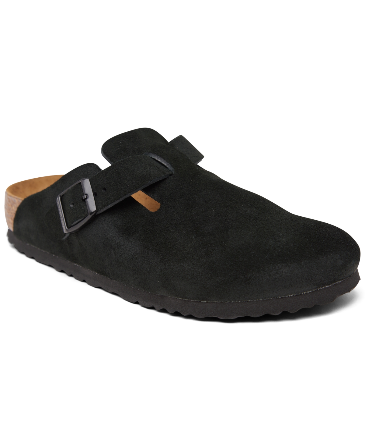 Click here for Birkenstock Womens Boston Soft Footbed Suede Leath... prices