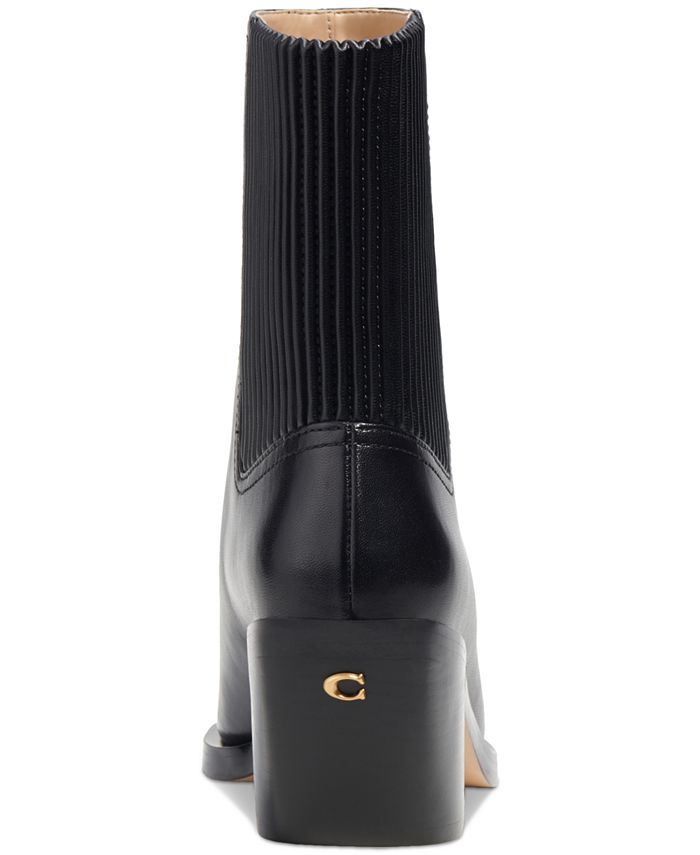 COACH Women's Prestyn Pointed Toe Chelsea Booties - Macy's