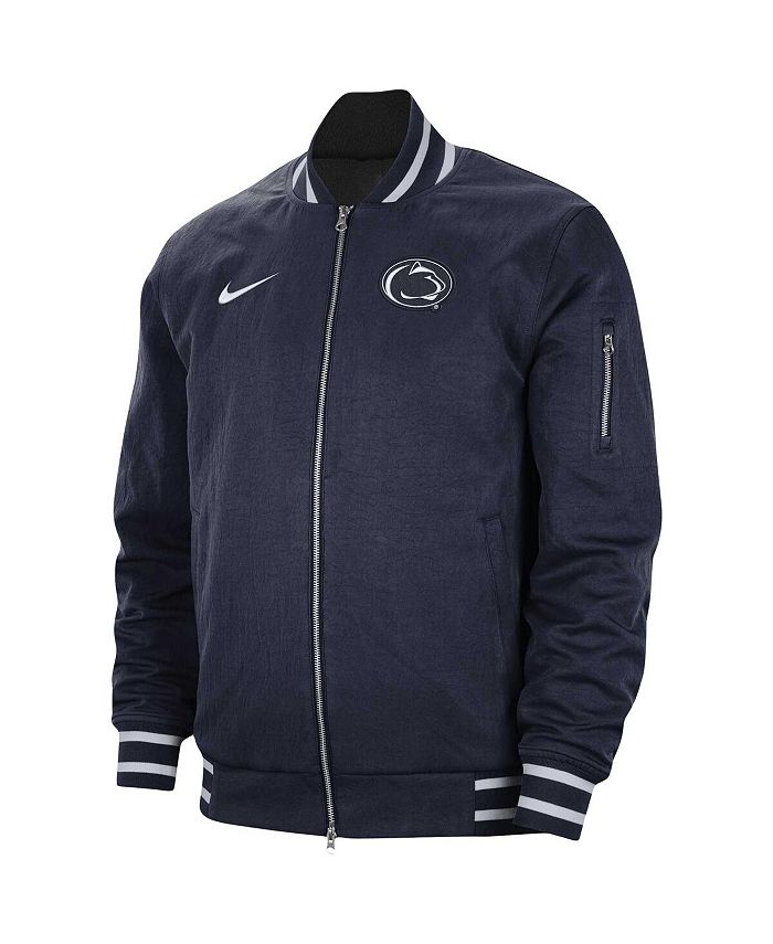 Nike Men's Navy Penn State Nittany Lions Full-Zip Bomber Jacket - Macy's