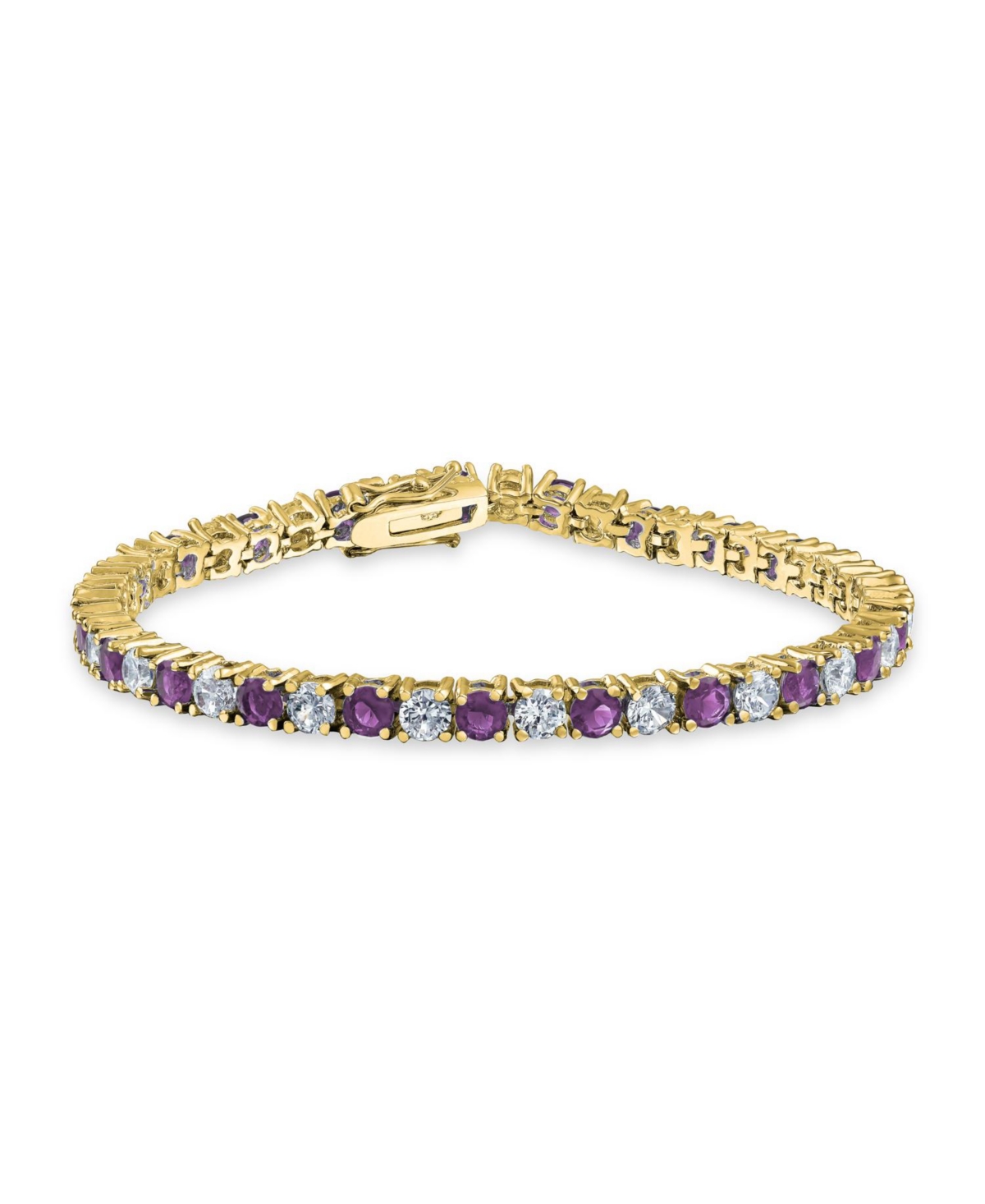 Click here for Bling Jewelry Alternating Stones Round Cubic Zirco... prices