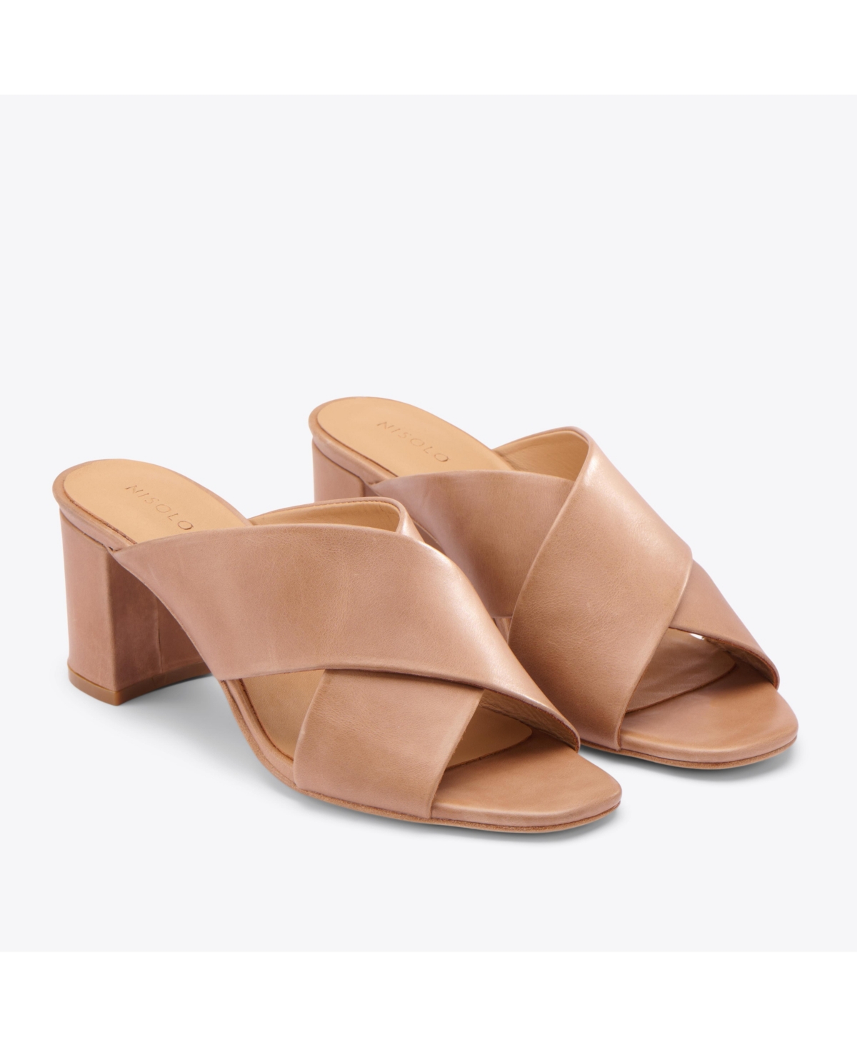 Click here for Womens Carina Cross Strap Mule Almond - Almond prices