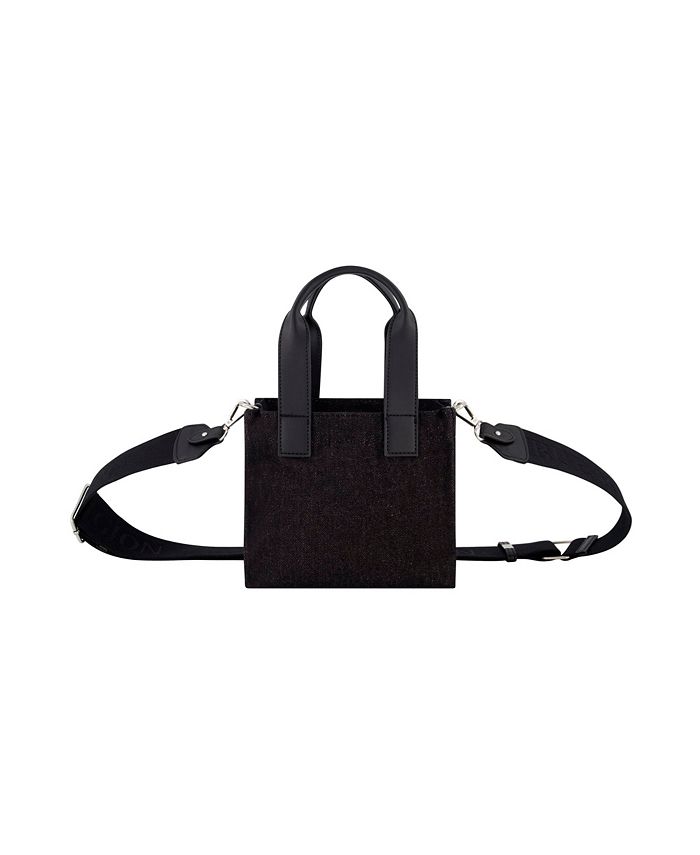 True Religion Mini Black Denim Tote Bag - Macy's