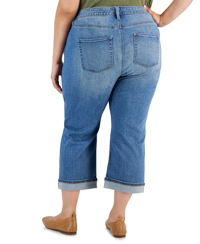 Style & Co Plus Size Curvy Capris, Created for Macy's - Macy's