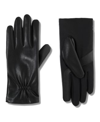 Isotoner Signature Women's Lined Faux Leather Glove - Macy's