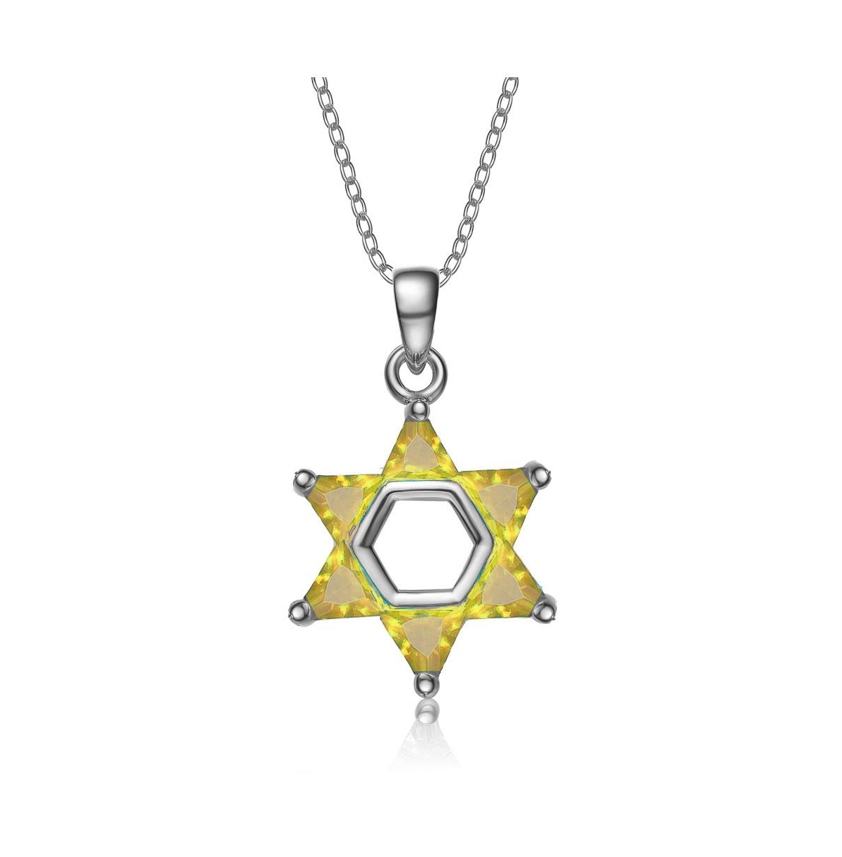 Click here for Sterling Silver Cubic Zirconia Small Star of David... prices