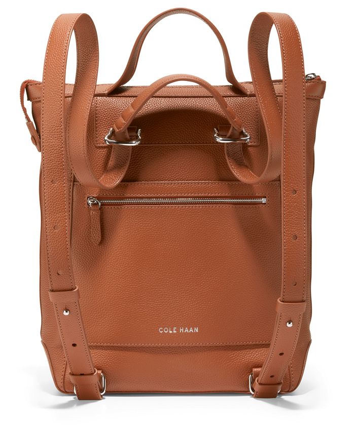 Cole Haan Medium Grand Ambition Convertible Leather Backpack - Macy's
