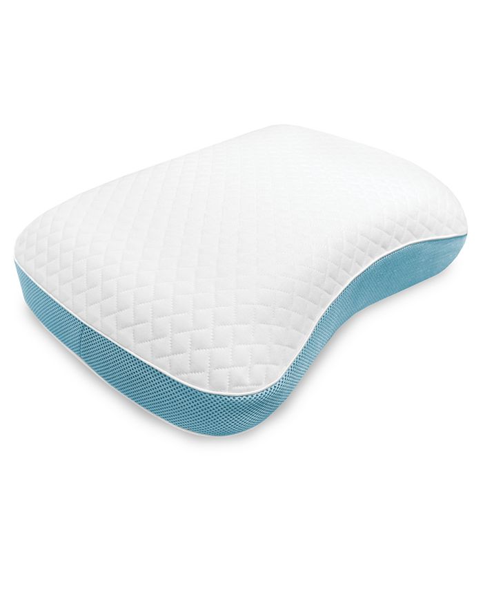 ProSleep Side and Back Sleeper Gel-Infused Memory Foam Pillow, Jumbo ...