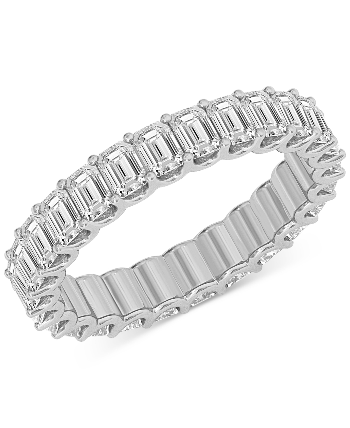 Click here for Diamond Emerald-Cut Eternity Band (3 ct. t.w.) in... prices