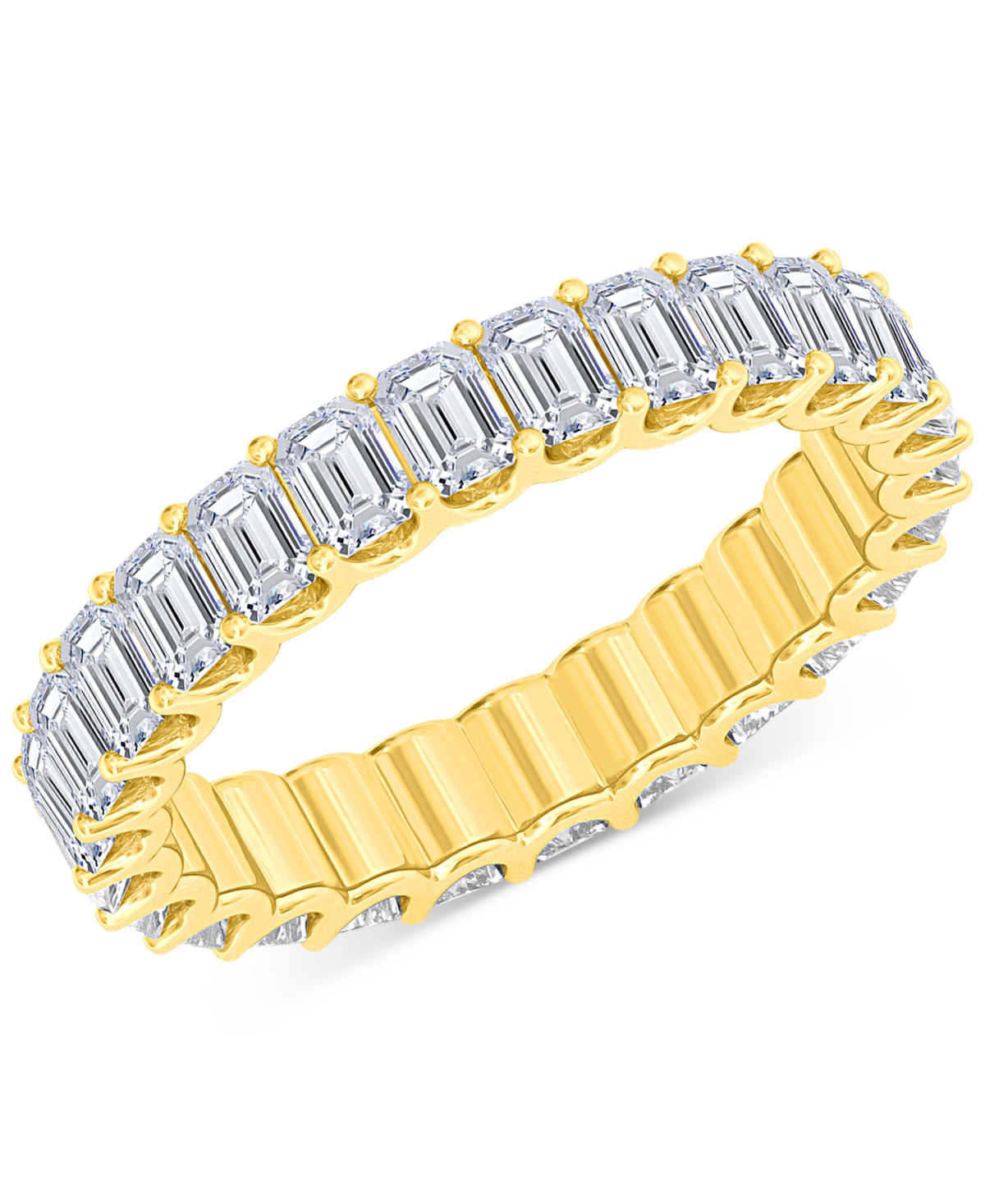 Click here for Diamond Emerald-Cut Eternity Band (3 ct. t.w.) in... prices