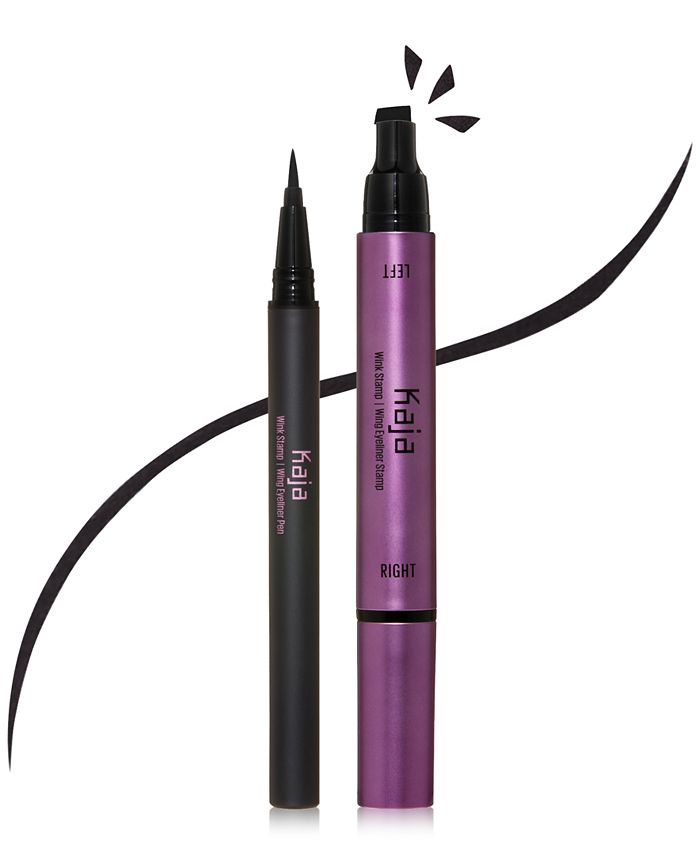 Kaja Wink Stamp Original Waterproof Wing Eyeliner Stamp & Pen - Macy's