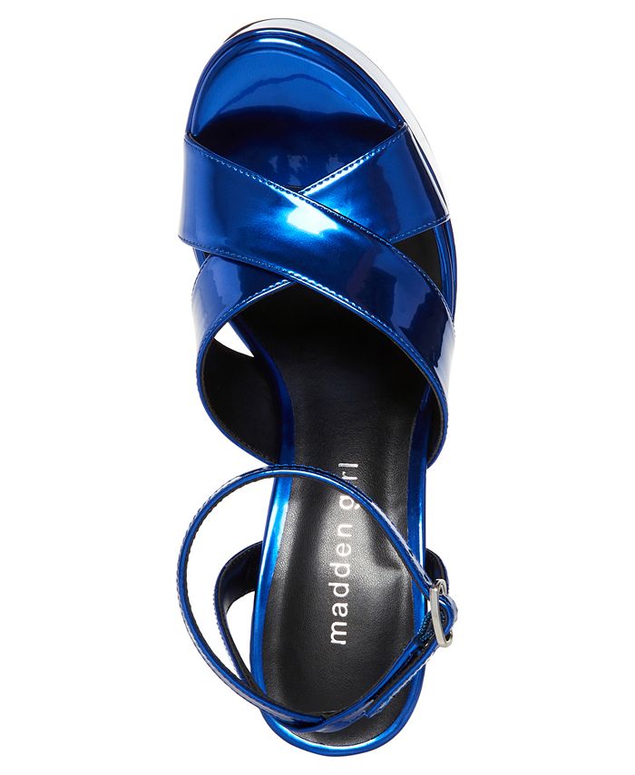 Madden Girl Loolaa Strappy Platform Dress Sandals - Macy's