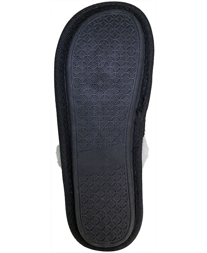 IZOD Women's Cable Knit Lip Sole Scuff Slipper - Macy's