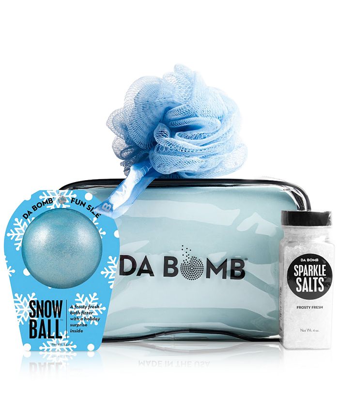 Da Bomb 3-Pc. Bath Fizzers Snow Ball Gift Set - Macy's