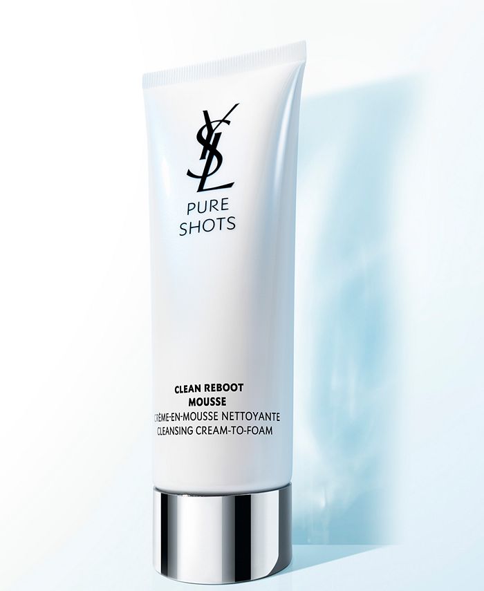 Yves Saint Laurent Pure Shots Clean Reboot Mousse Cleanser - Macy's