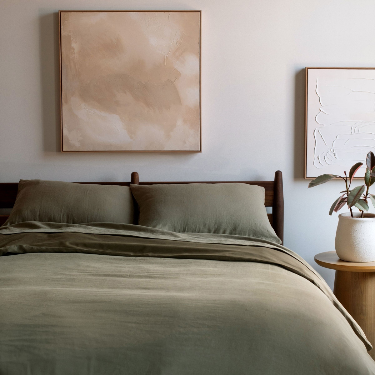 Click here for French Linen and Cotton Duvet & Sham Set - King/Ca... prices