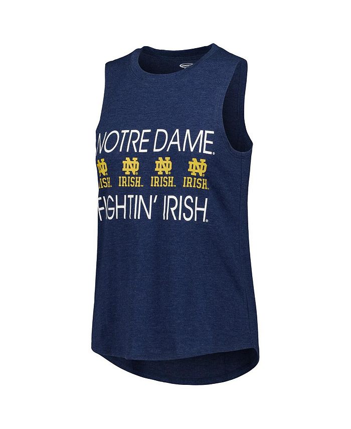 Concepts Sport Women's Heather Green, Heather Navy Notre Dame Fighting ...