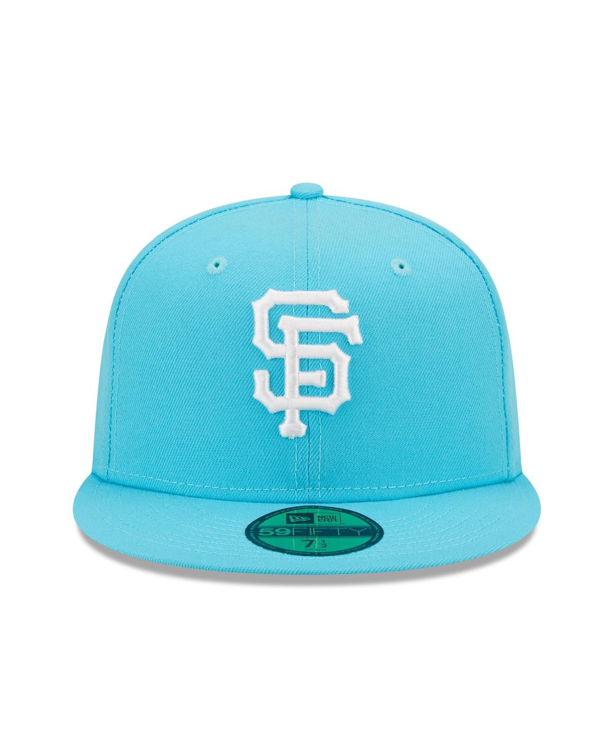 New Era Blue San Francisco Giants Vice Highlighter Logo 59fifty Fitted ...