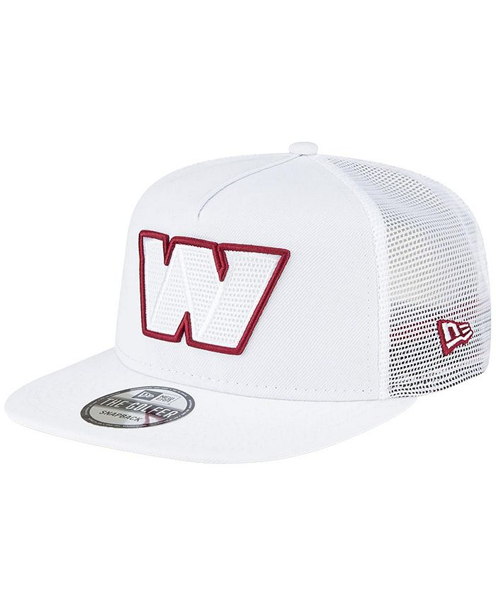 New Era Men's Washington Commanders Whiteout Golfer 9FIFTY Snapback Hat ...