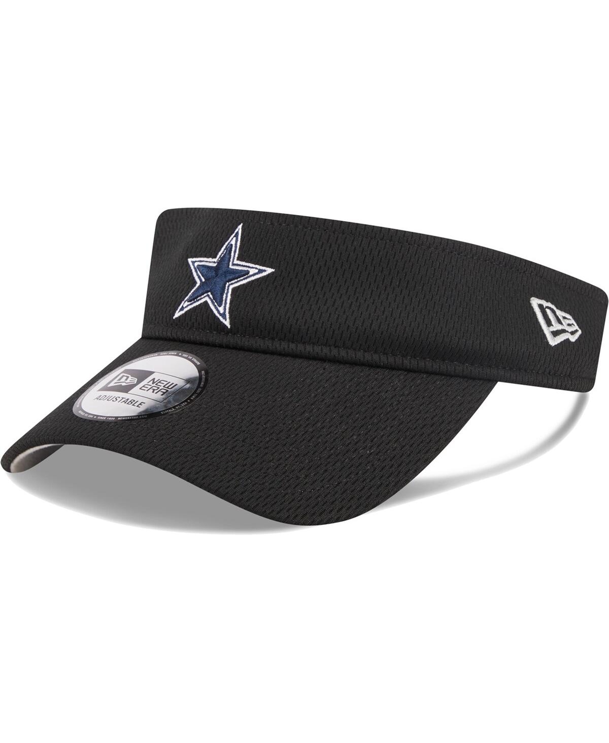Click here for Mens New Era Black Dallas Cowboys Adjustable Visor... prices