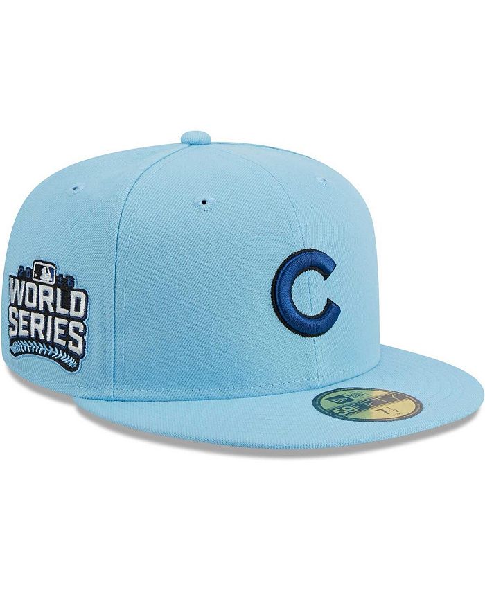 New Era Men's Light Blue Chicago Cubs 59FIFTY Fitted Hat - Macy's