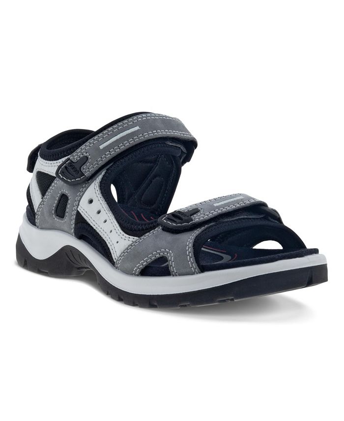 Ecco Women's Yucatan Nubuck Leather Sandals - Macy's